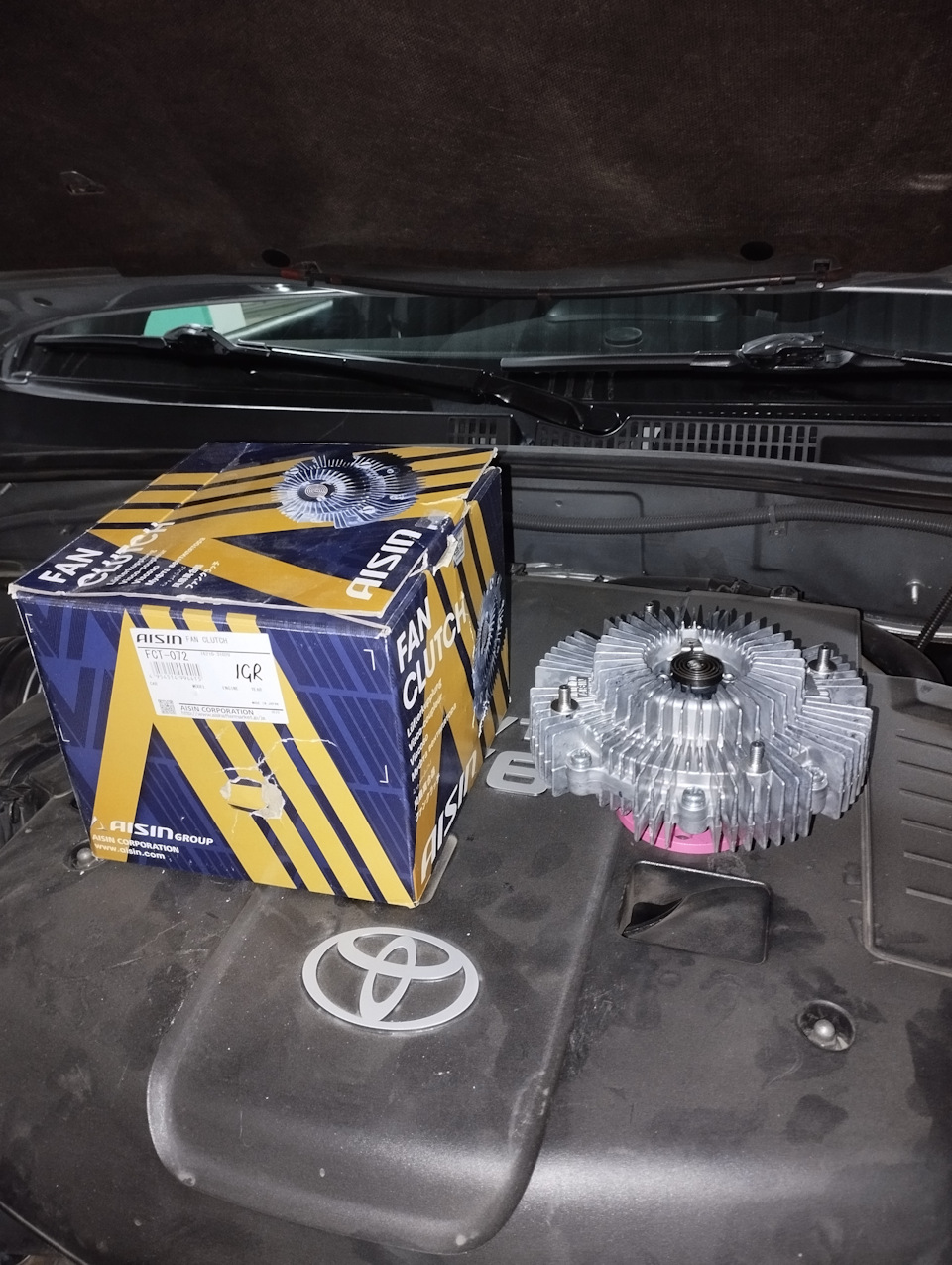 Замена Вязкомуфты. Aisin — Toyota Land Cruiser Prado 120-series, 4 л ...