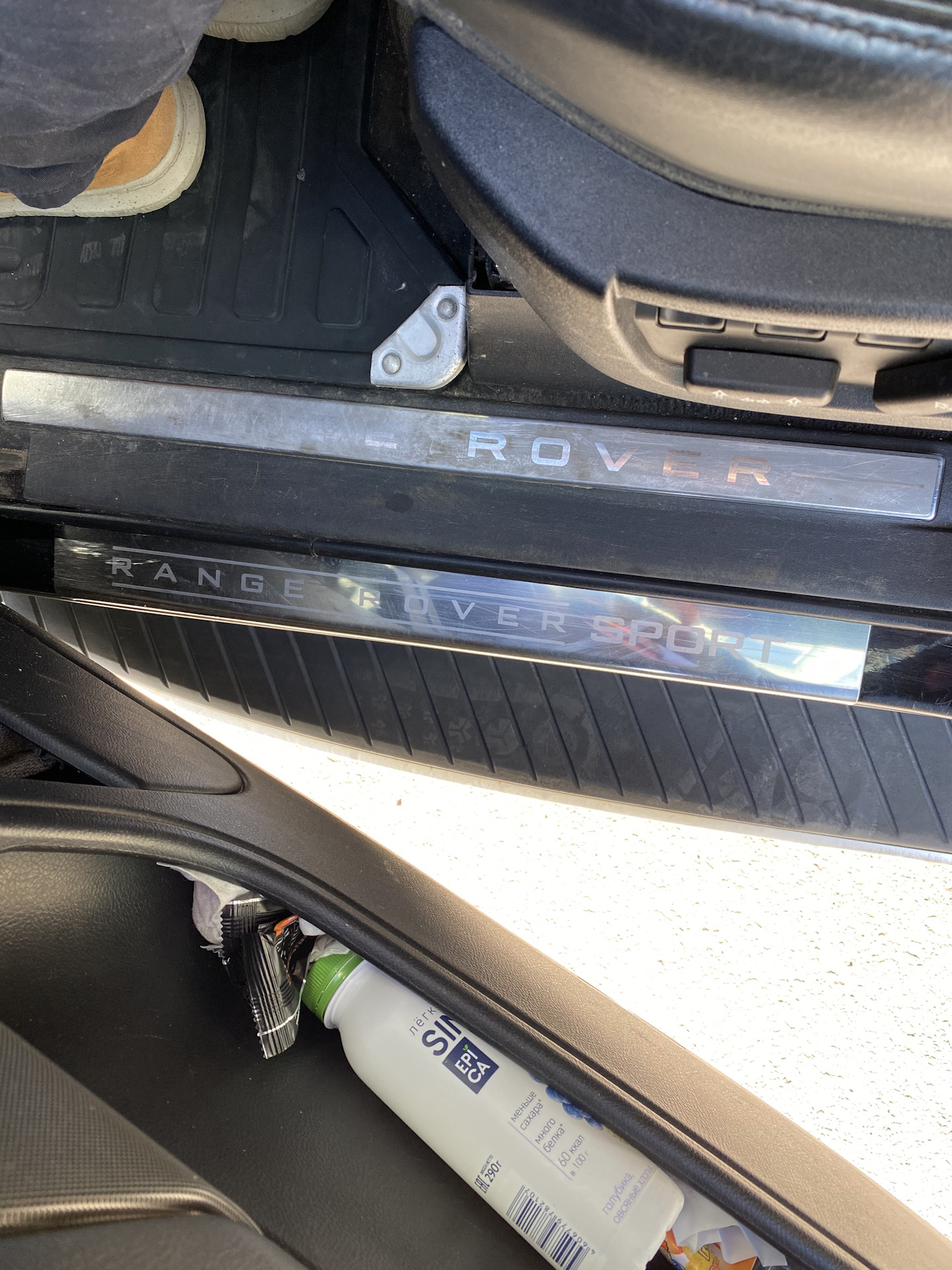 Декоративные накладки порогов — Land Rover Range Rover Sport (1G), 3,6 ...