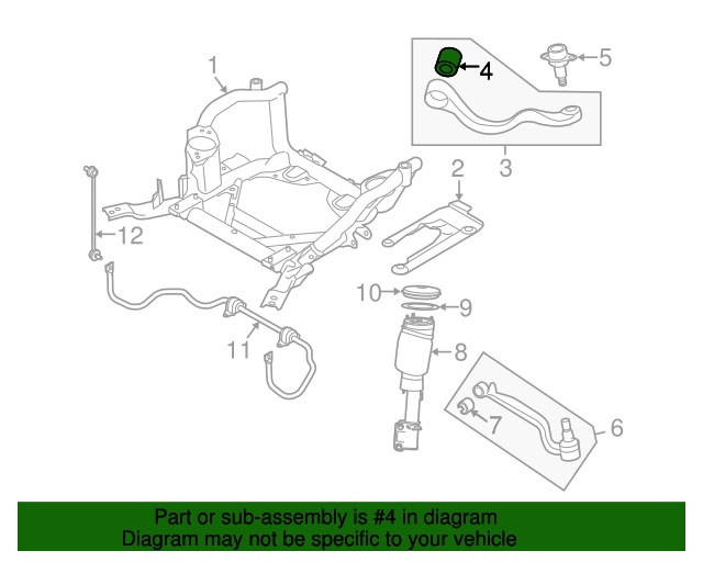 LR018345 Втулка с заплечиком Jaguar Land Rover | Запчасти на DRIVE2