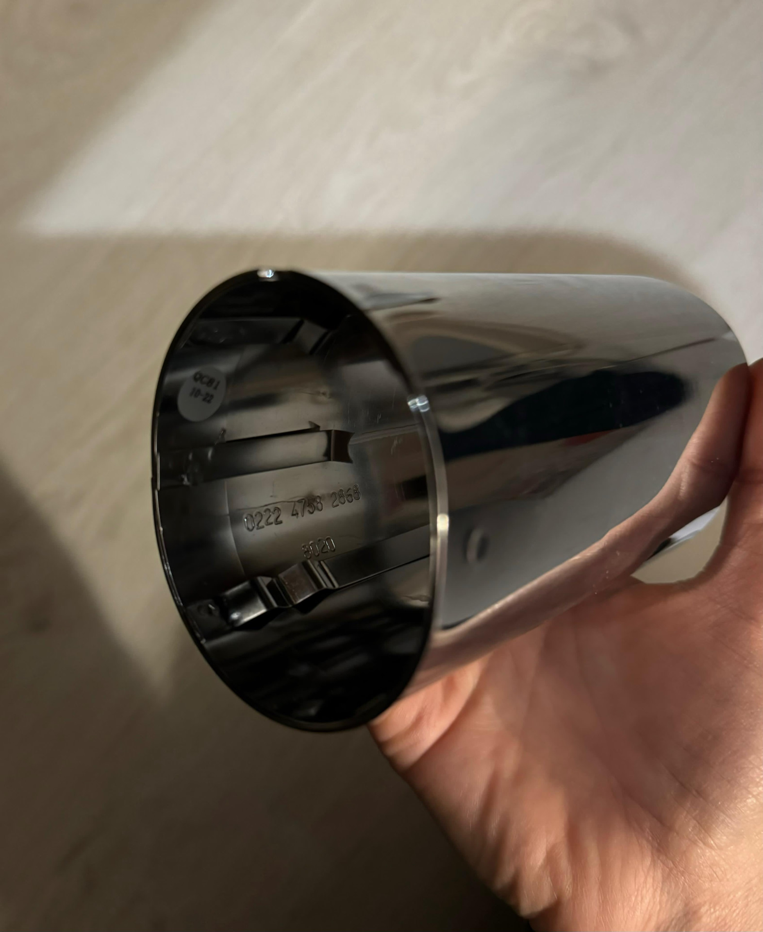 Насадки на выхлопную трубу — BMW 5 series (E60), 3 л, 2008 года ...