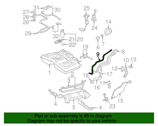 7722542010 Масляная трубка TOYOTA LEXUS | Запчасти на DRIVE2