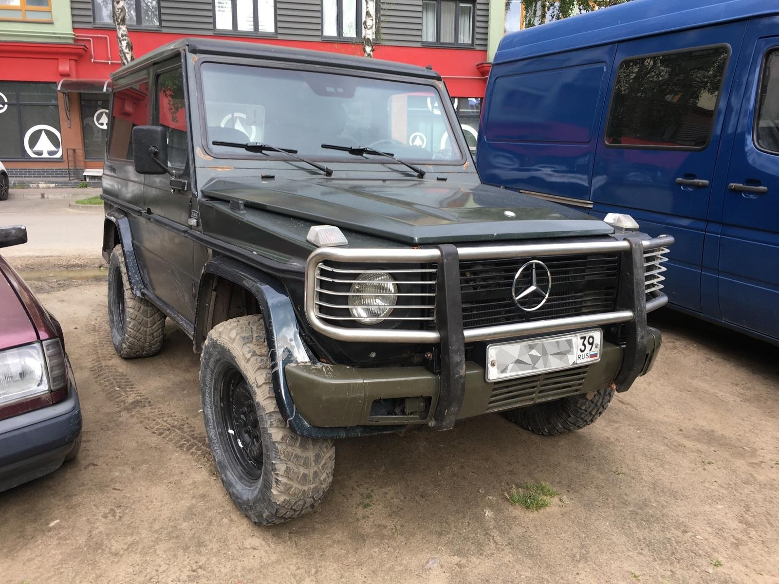 Кенгурятник готов — Mercedes-Benz G-Class (W460/W461), 2,4 л, 1982 года ...