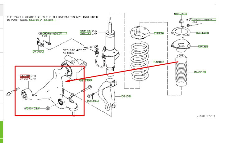 Вибрация при торможении — часть 2(замена рычагов) — Infiniti q50, 3 л ...