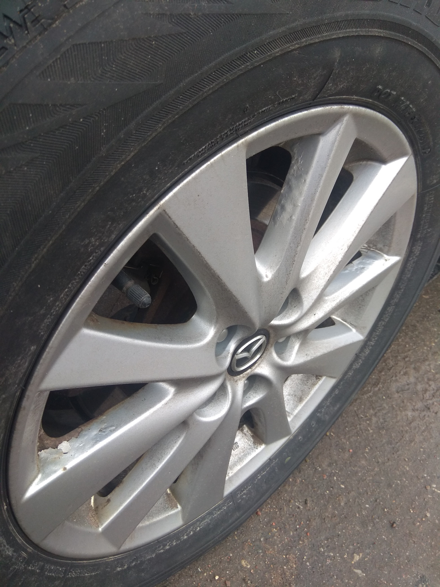 Покраска зимнего литья) — Mazda CX-5 (1G), 2,5 л, 2015 года | колёсные ...