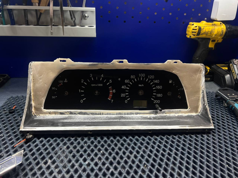 Приборная панель от ВАЗ 2107 + щиток приборов VDO — Lada 21054, 1,6 л ...