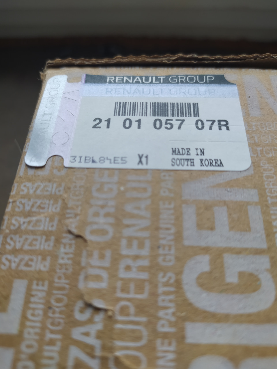 210105707R Насос водяной в сборе RENAULT | Запчасти на DRIVE2