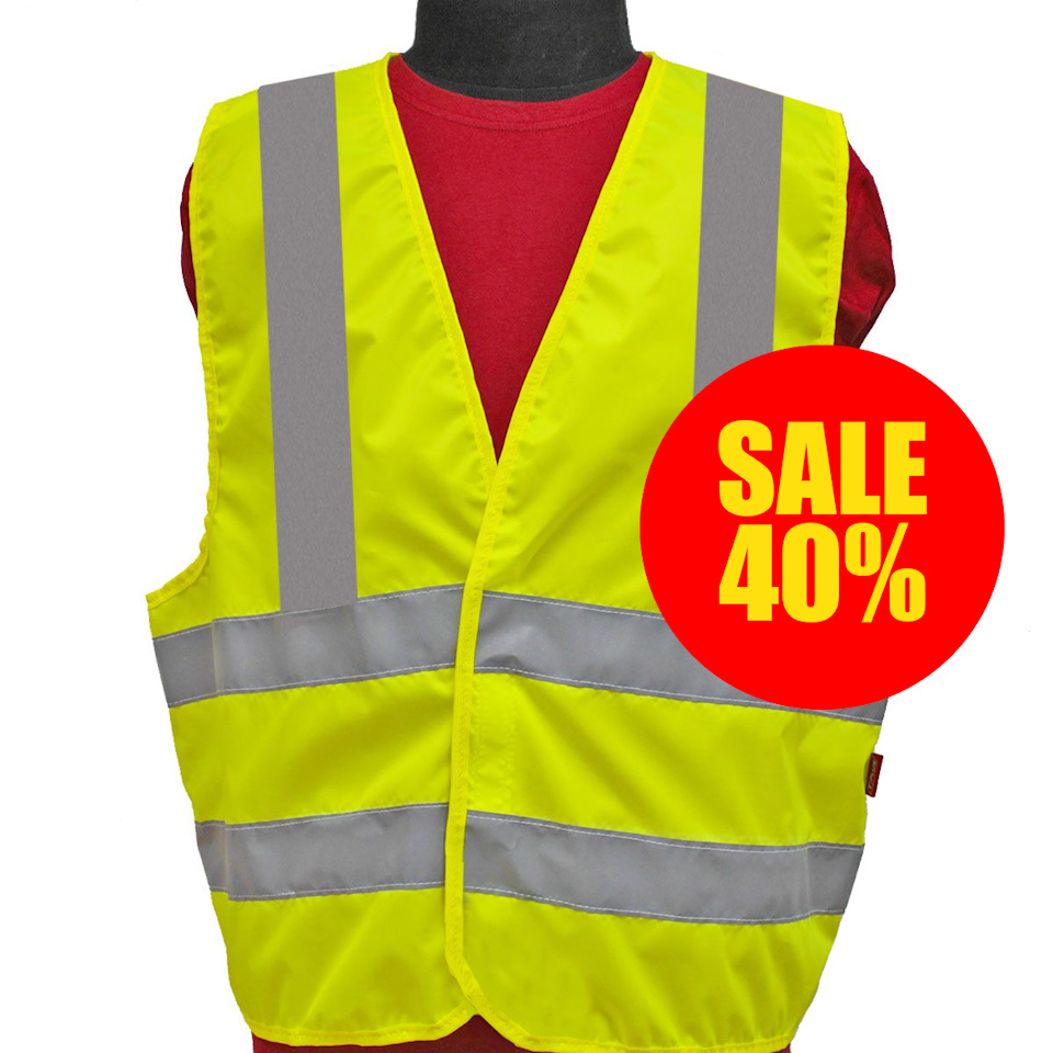 Акция! На все жилеты сигнальные — 40%! — Tplus на DRIVE2