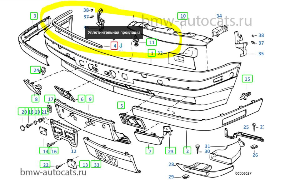 Ай нид хэлп! (с) Вопрос по уплотнителю бампера E34 — BMW 5 series (E34 ...