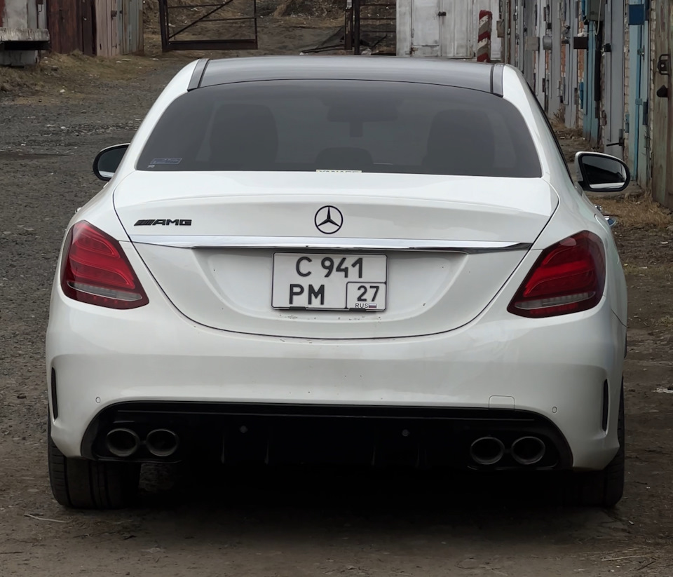 Шильдики и чистка кожи — Mercedes-Benz C-Class (W205), 1,6 л, 2017 года ...