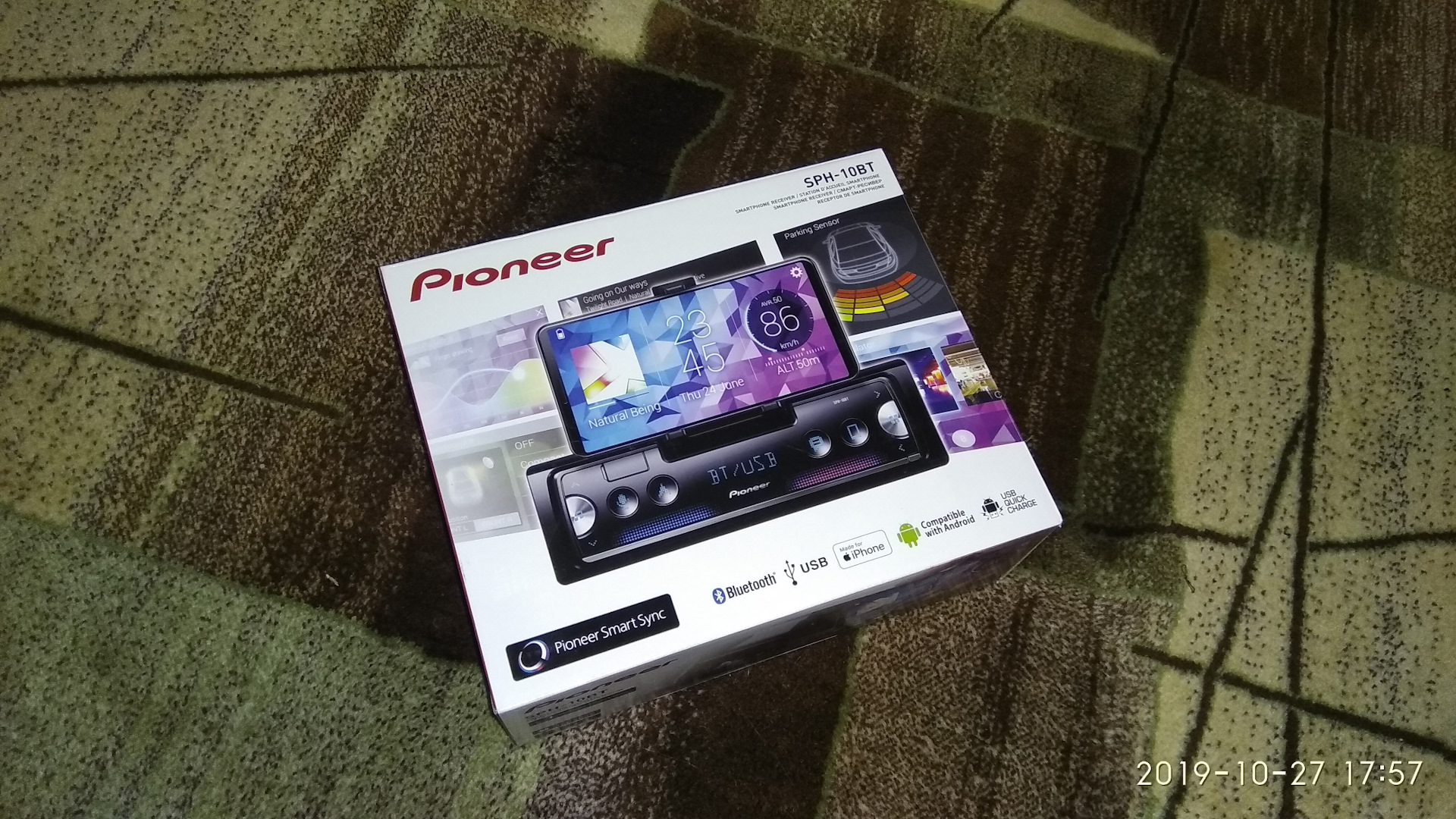 Новый мафн Pioneer SPH 10BT. — Toyota Carina E, 1,6 л, 1993 года | автозвук | DRIVE2