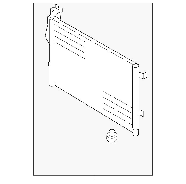 976062H000 Конденсатор системы охлаждения KIA HYUNDAI | Запчасти на DRIVE2
