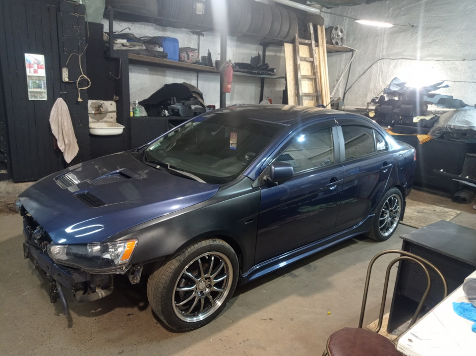 Крылья из АБС пластика ! — Mitsubishi Lancer X, 2,4 л, 2008 года ...