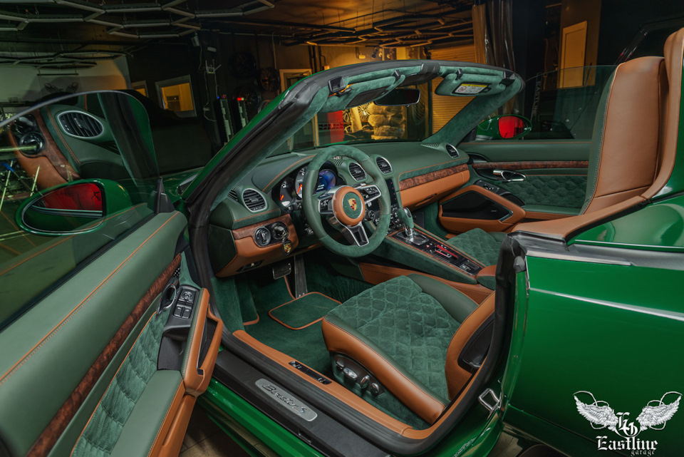 Porsche Boxster в British Racing Green от тюнинг-ателье Eastline Garage ...