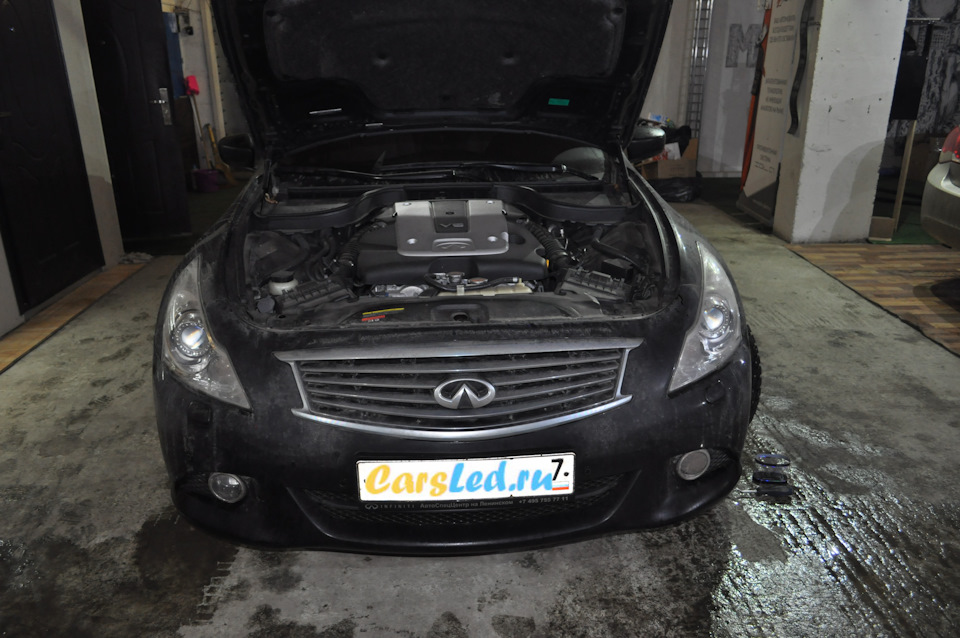 Замена головного освещения на светодиодное INFINITI G35 “Led for life ...