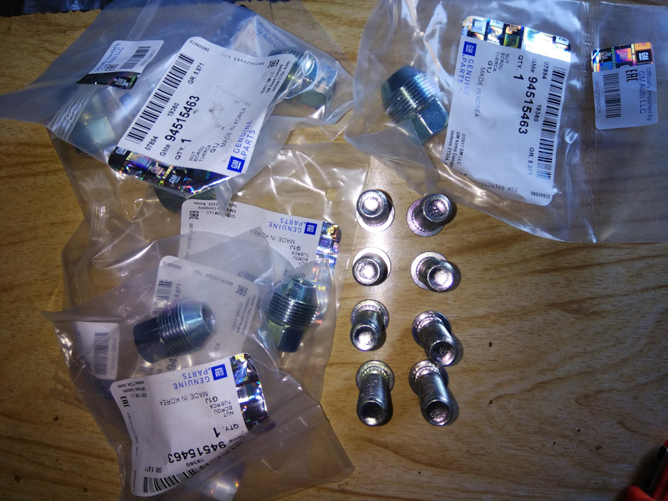 Колесные шпильки вместо болтов ч.1 № 294 — Lada 21124, 1,6 л, 2006 года ...