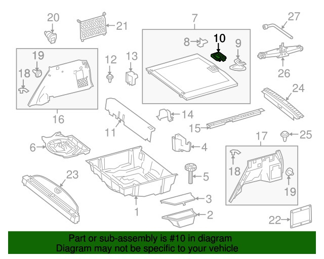 A24668004849051 Замок крышки пола багажника Mercedes | Запчасти на DRIVE2