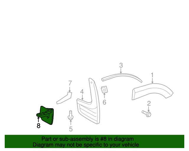 6563142010 Защита арок RAV XA30 2005-2012 TOYOTA LEXUS | Запчасти на DRIVE2