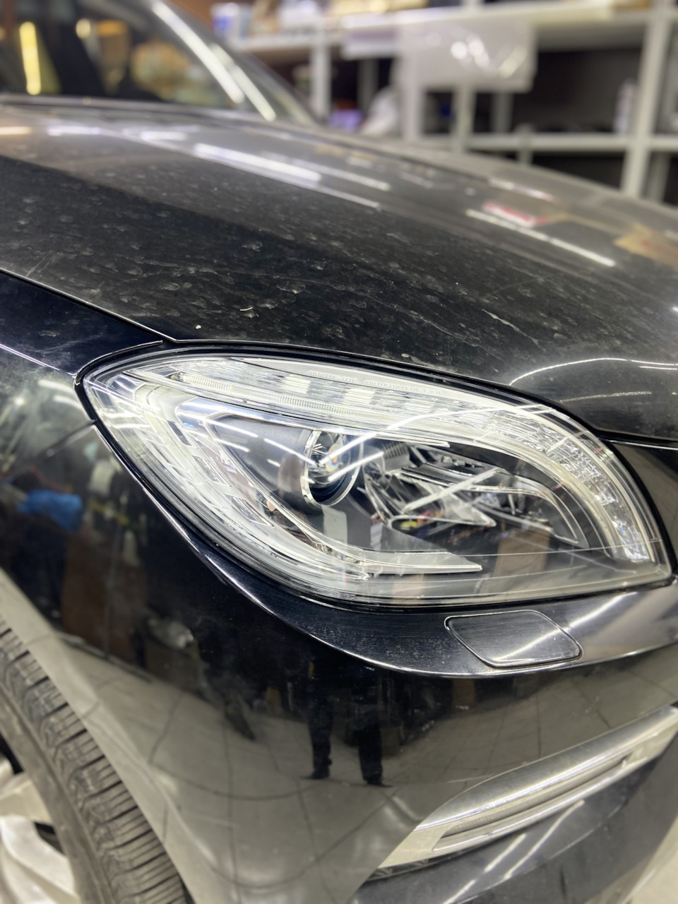 Mercedes-Benz W166 — Замена intelligent light system на светодиодное ...