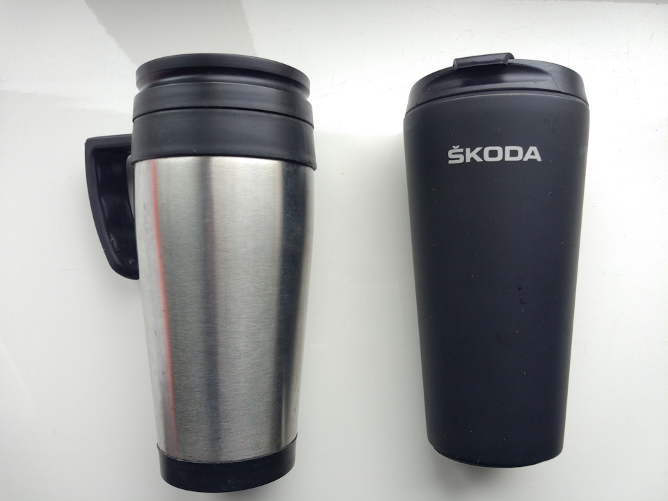 Термокружка Skoda. Сравнение. Выводы. — Skoda Octavia A7 Mk3, 1,8 л ...