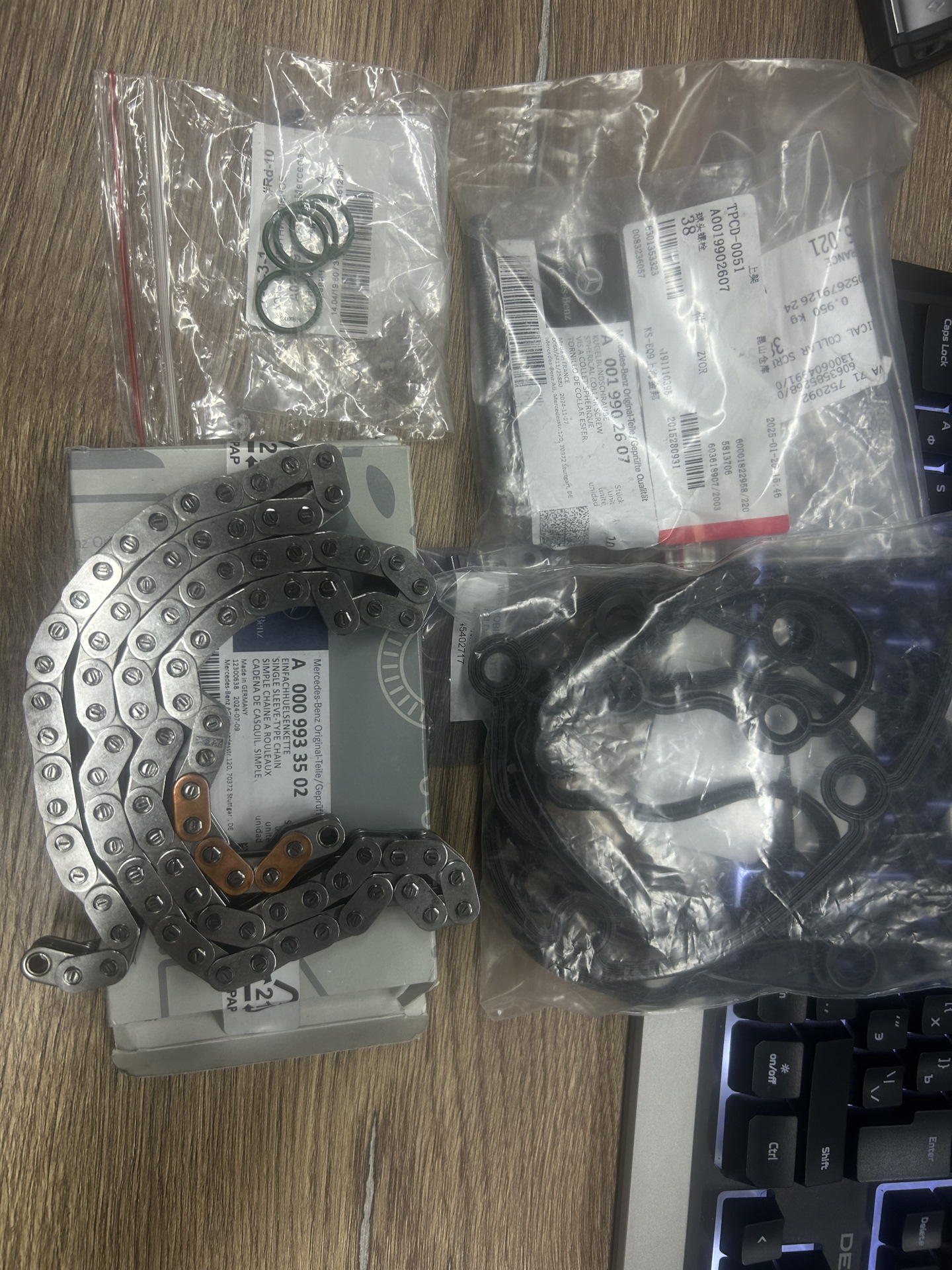 Замена цепи — Mercedes-Benz Viano (W639), 2,2 л, 2014 года | расходники ...