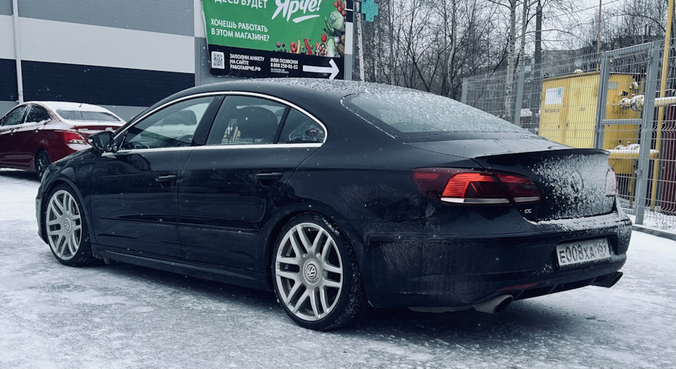 Новый зимний look. Borbet Helios R19. — Volkswagen Passat CC, 1,8 л ...
