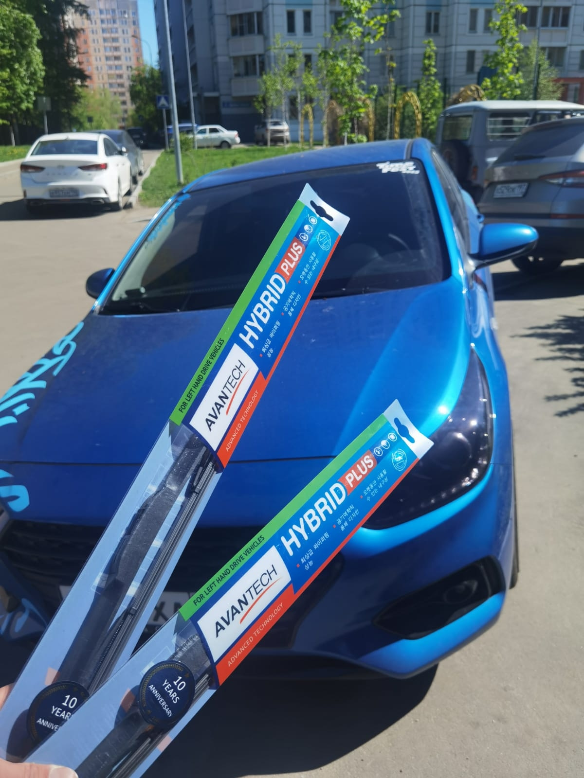 Новые дворники AvanTech hybrid plus — Hyundai Solaris (2G), 1,6 л, 2017 ...