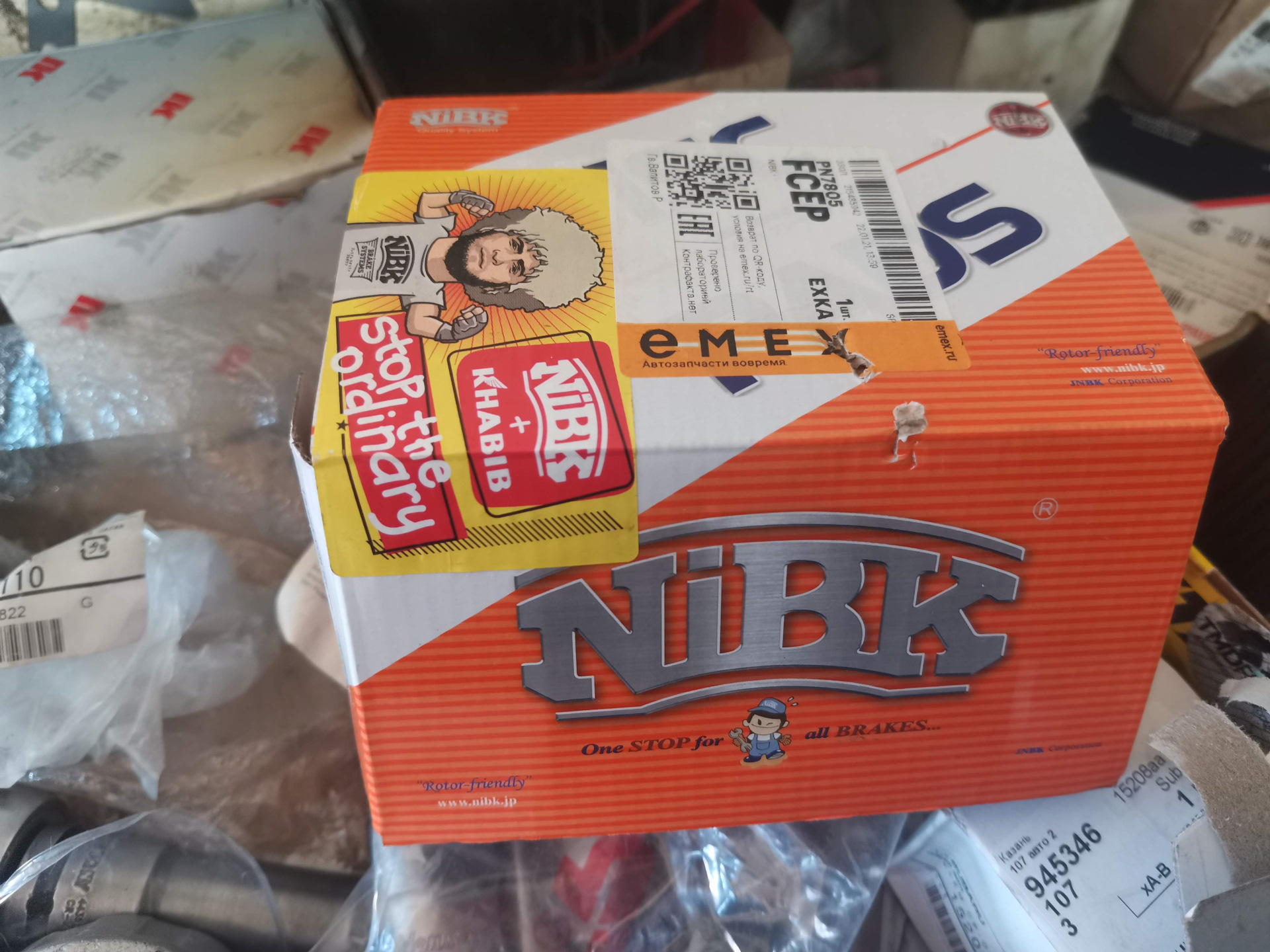 Замена тормозных колодок NiBK на Subaru XV — Subaru XV (2G), 2 л, 2018 года | визит на сервис ...