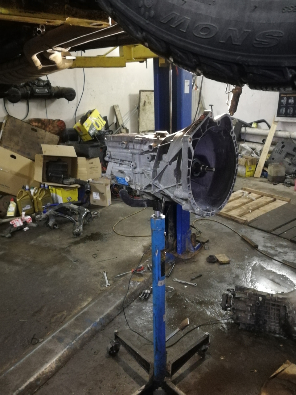 Установка 6ти ступенчатая МКПП Getrag217 — BMW 3 series (E46), 3 л, 2001 года | своими руками ...