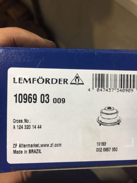 A1243201444 Опора стойки амортизационной Mercedes | Запчасти на DRIVE2