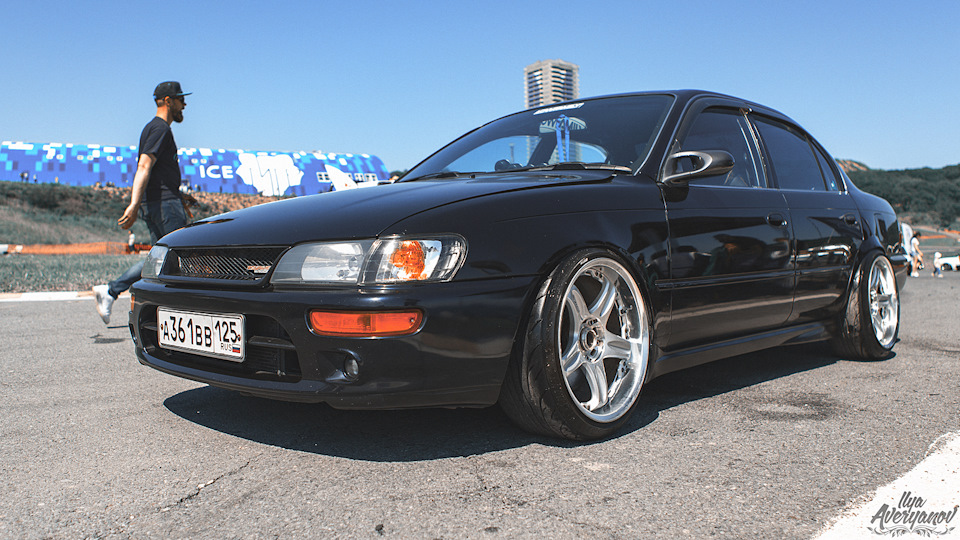 Видео от профи, Stance Baby AE100 — Toyota Corolla (100), 2 л, 1992 ...