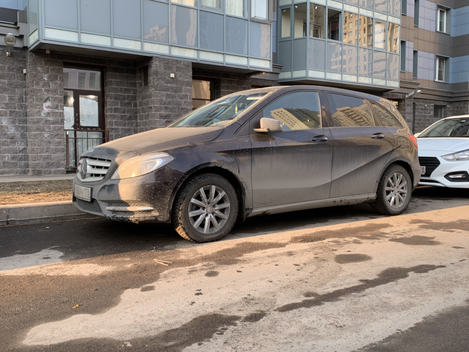 Замена и Лифт подвески, код 482 — Mercedes-Benz B-Class (W246), 1,6 л ...