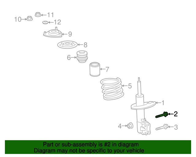 MU000284 Болт ступицы переднего колеса Mitsubishi | Запчасти на DRIVE2