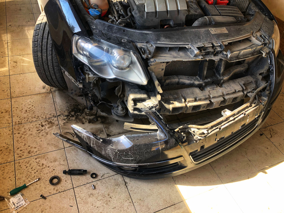 #42 Дела сопливые. Бачок потик ч.2 — Volkswagen Passat B6, 2 л, 2009 ...