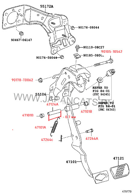 люфт педали тормоза — Toyota Fortuner (2G), 2,7 л, 2019 года | своими ...
