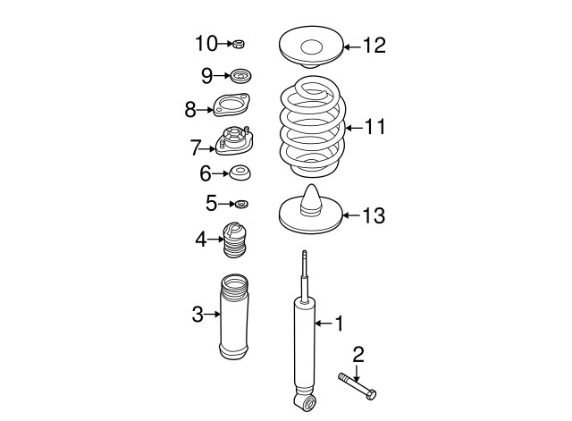 33531094742 Бочкообразная пружина задняя BMW | Запчасти на DRIVE2