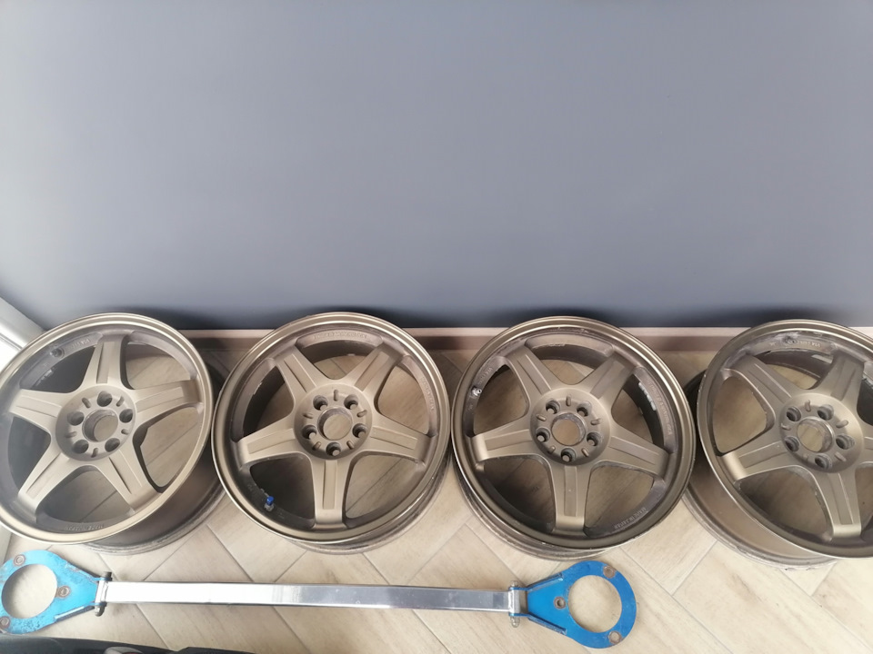 Rays TRD и гайки rays — Toyota Curren, 2 л, 1994 года | колёсные диски ...