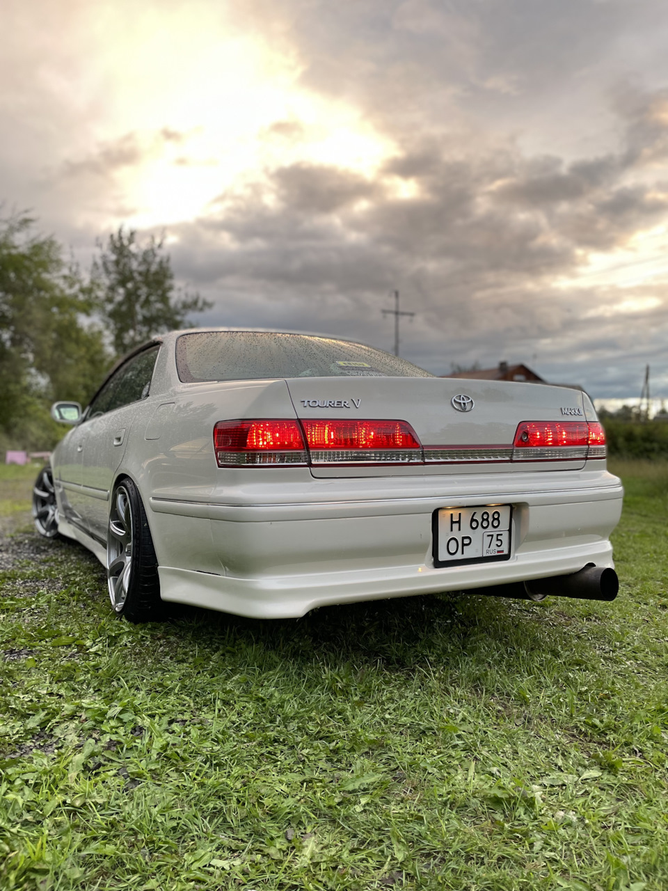 Редкий лот Эмблема tourer V — Toyota Mark II (100), 2,5 л, 1997 года ...