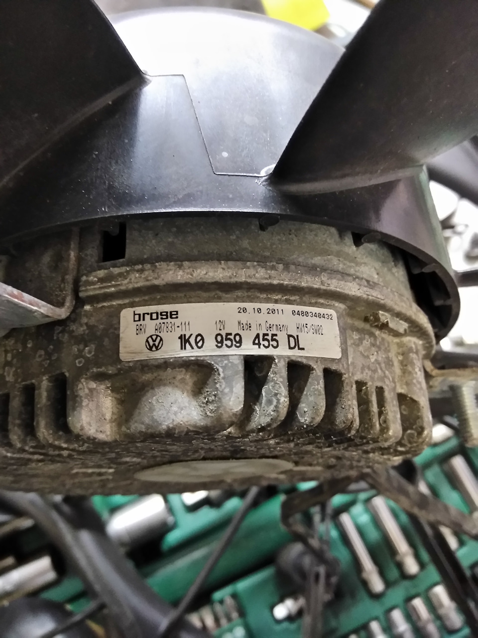 1K0959455DL Вентилятор охлаждения радиатора VAG | Запчасти на DRIVE2