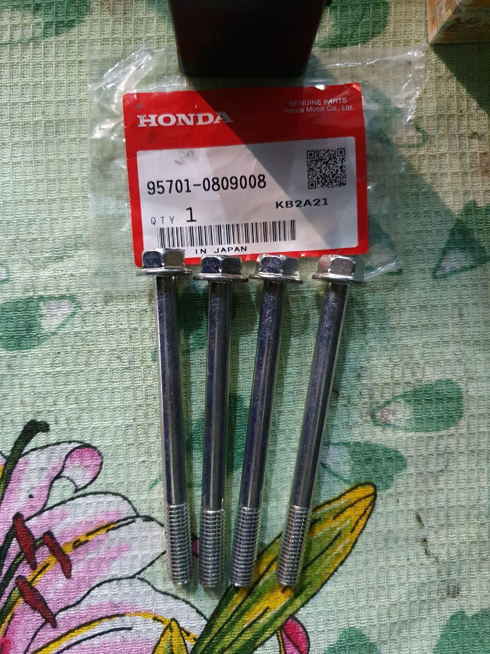 957010809008 Болт постели распредвала Honda | Запчасти на DRIVE2