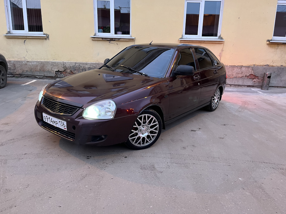 Р16 лето — Lada Приора хэтчбек, 1,6 л, 2012 года | колёсные диски | DRIVE2