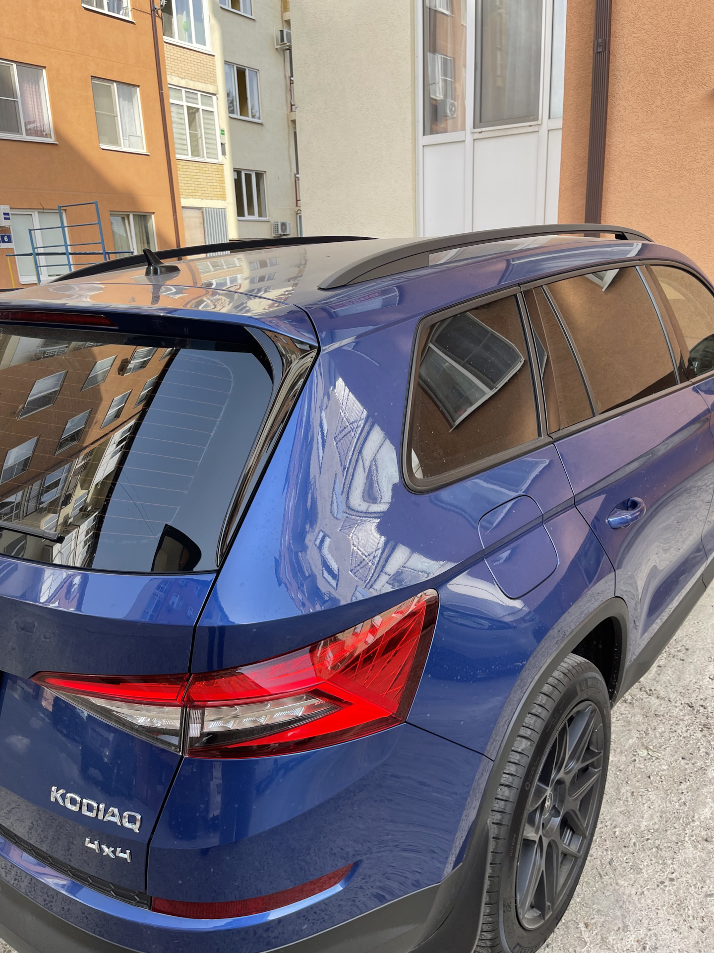 Дефлектор спойлера. — Skoda Kodiaq (1G), 2 л, 2018 года | тюнинг | DRIVE2