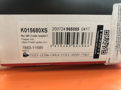 K015680XS Комплекты деталей для ремней грм GATES | Запчасти на DRIVE2