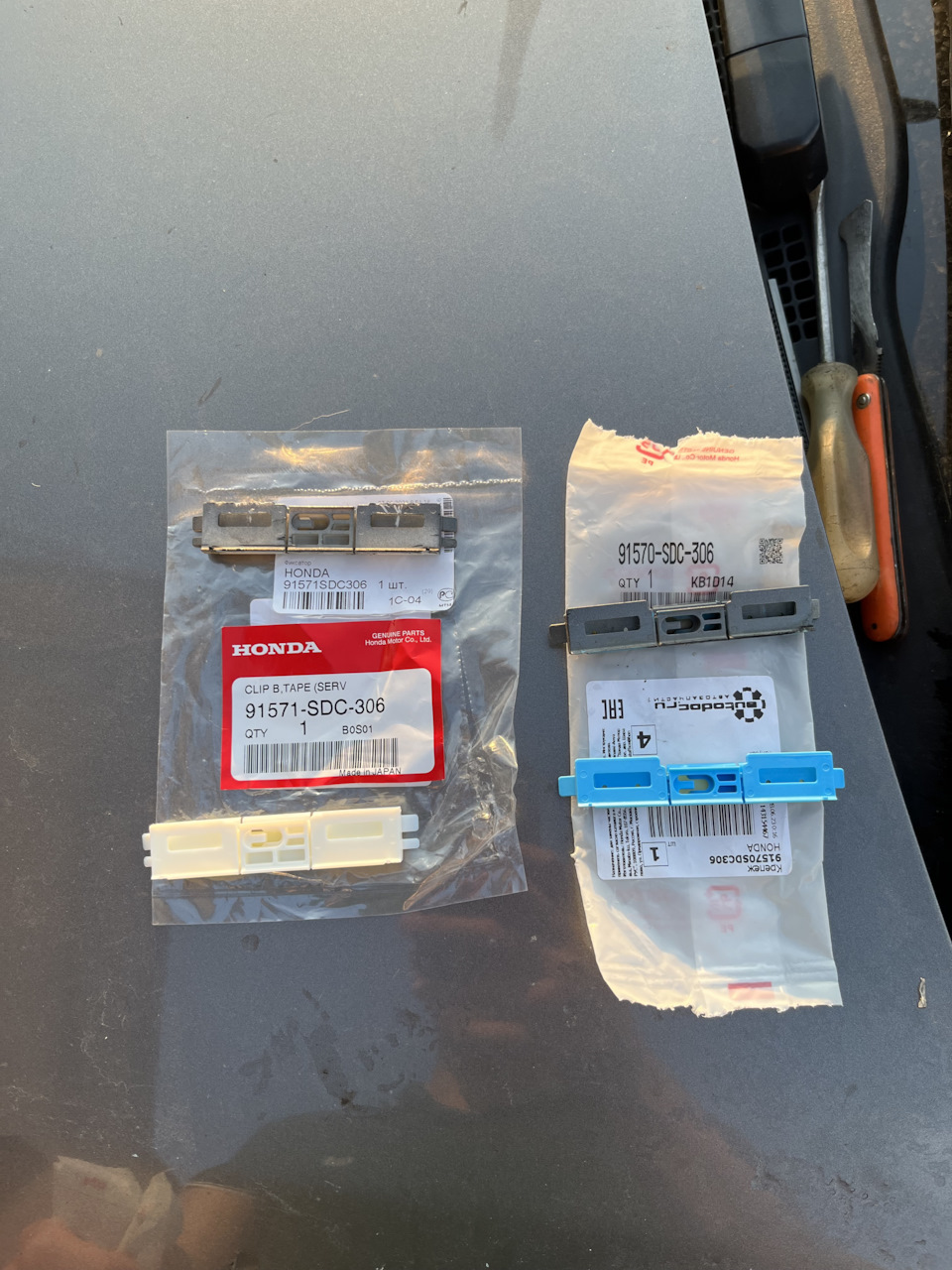 91571SDC306 Clip b, tape Honda | Запчасти на DRIVE2