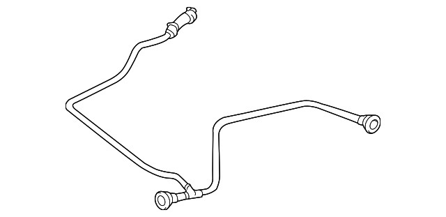 A1665000091 Трубопровод радиатора Mercedes | Запчасти на DRIVE2