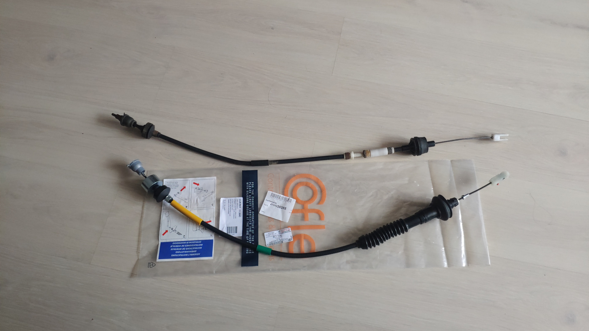 Замена тросика сцепления — Peugeot 206 GTI, 2 л, 2001 года | своими ...