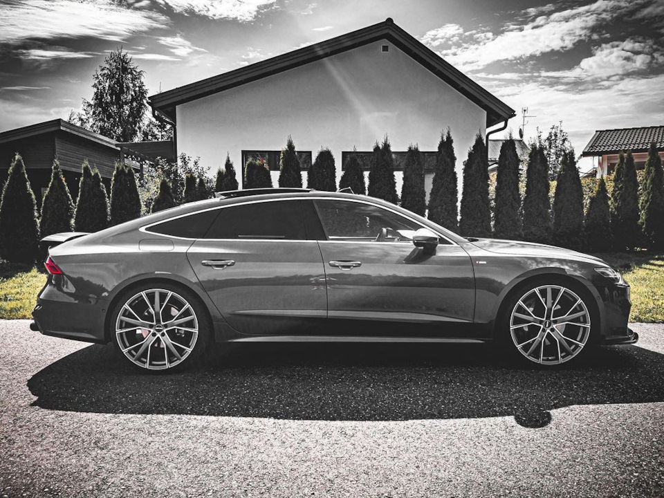 2021 Audi A7 Sportback 4K (C8) Daytona gray | Фото на DRIVE2.RU