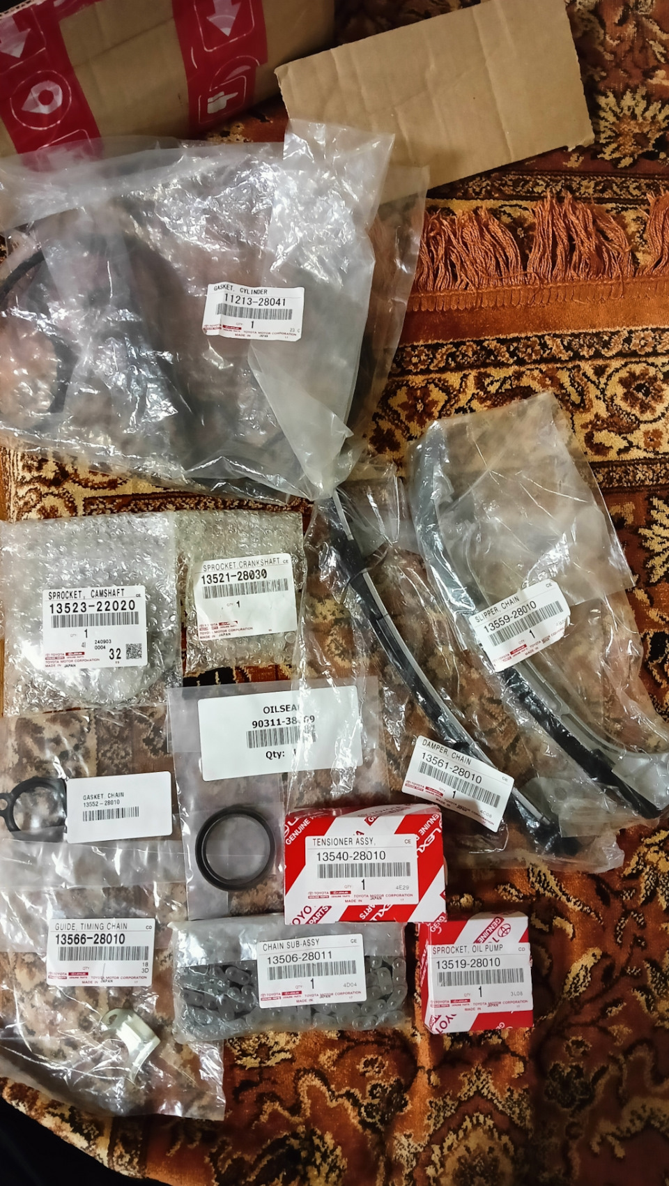 1350628011 Цепь ГРМ основная OEM TOYOTA LEXUS | Запчасти на DRIVE2