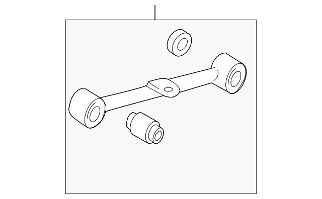 4871060150 Сайлентблок продольного рычага задней подвески TOYOTA LEXUS ...