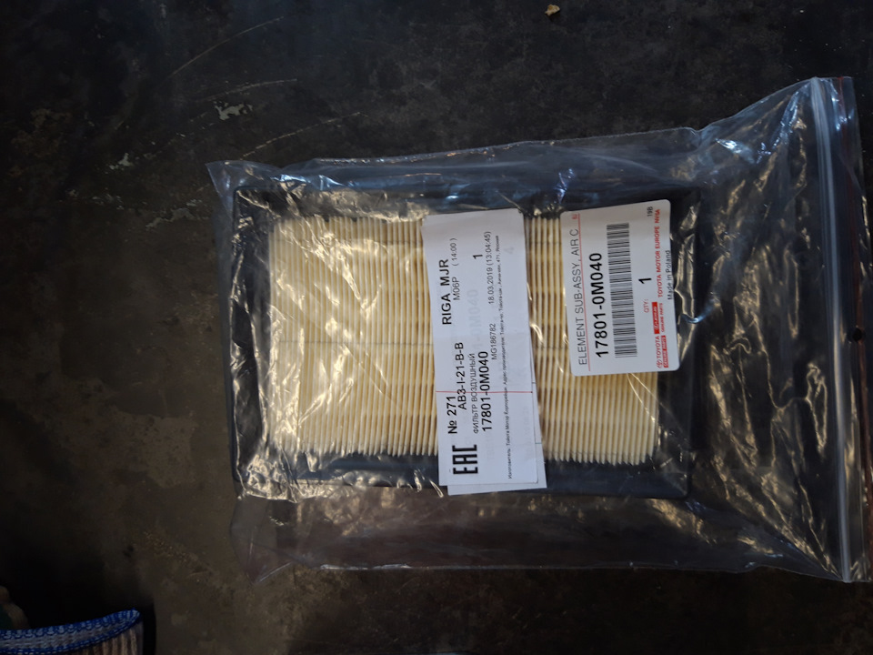 178010M040 Фильтр воздушный TOYOTA LEXUS | Запчасти на DRIVE2