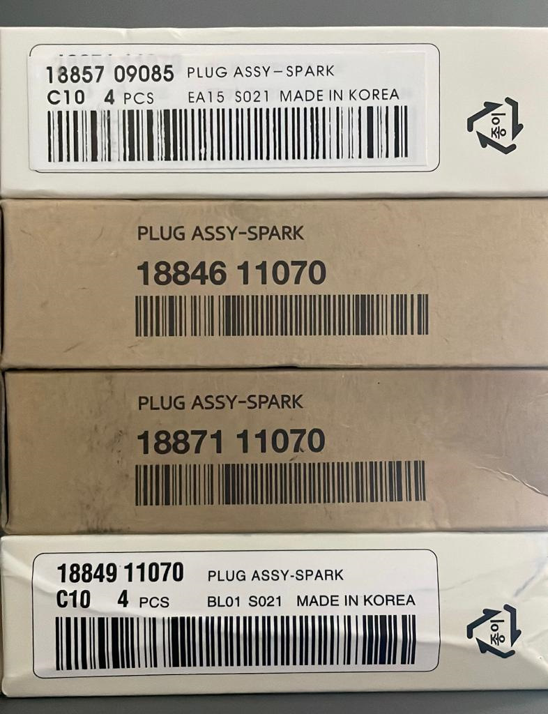 1884611070 Свечи зажигания KIA HYUNDAI | Запчасти на DRIVE2